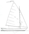 Sailing Dory 18. Daysailer